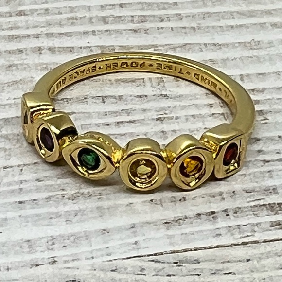 Pandora | Jewelry | Sold Pandora Marvel Avengers Infinity Stones Ring ...